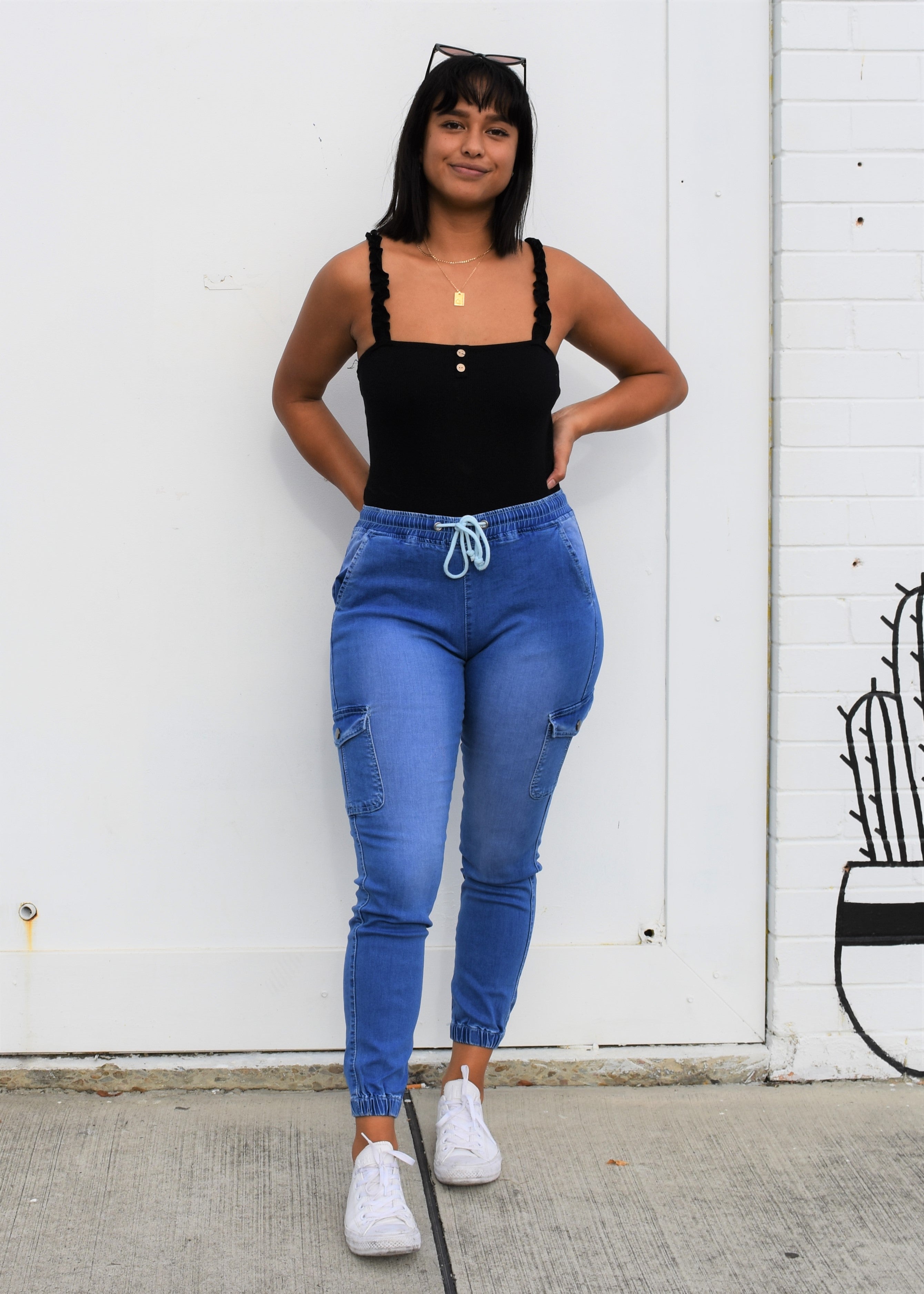 Saint Cargo Jean - Mid Blue – Nalu Boutique